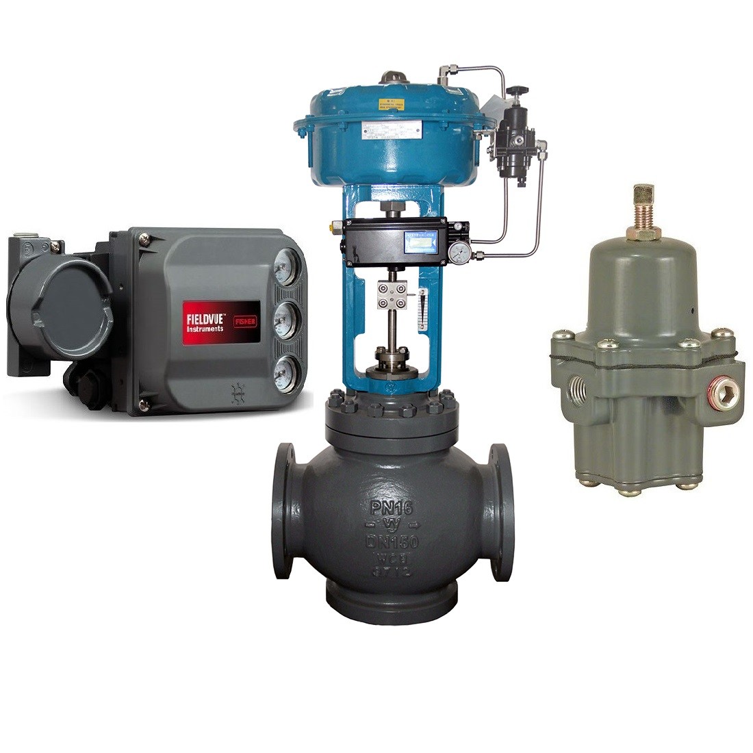 Klep kontrol pneumatik dengan posisi FISHER DVC6200 Smart Valve ...
