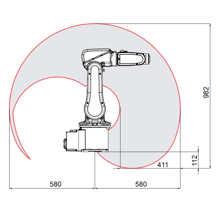 ABB IRB 120 6 Axis Robot Arm Payload 3Kg Cobot Sebagai Pick And Place ...