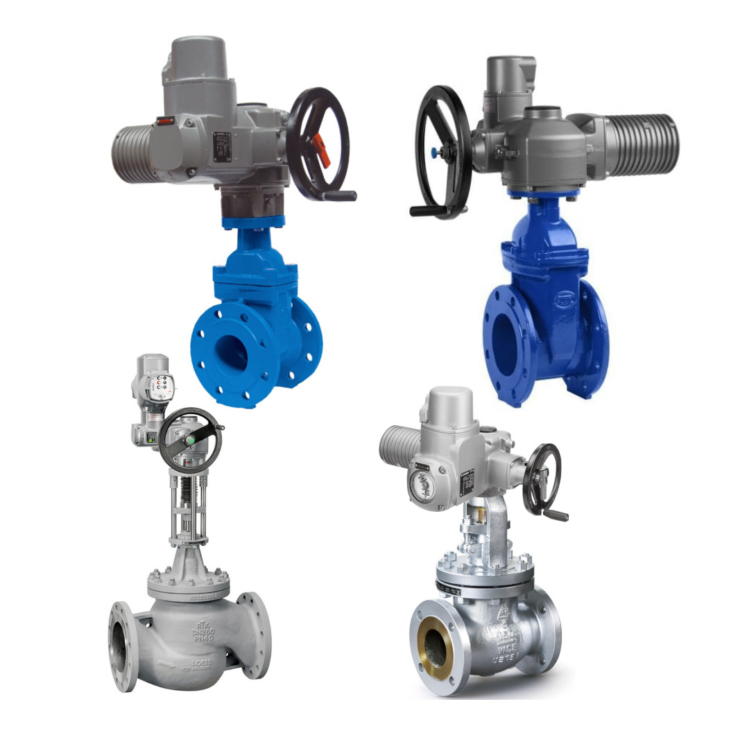 Auma Electric Valve Actuator Dengan Chinese Control Valve Body Produsen ...