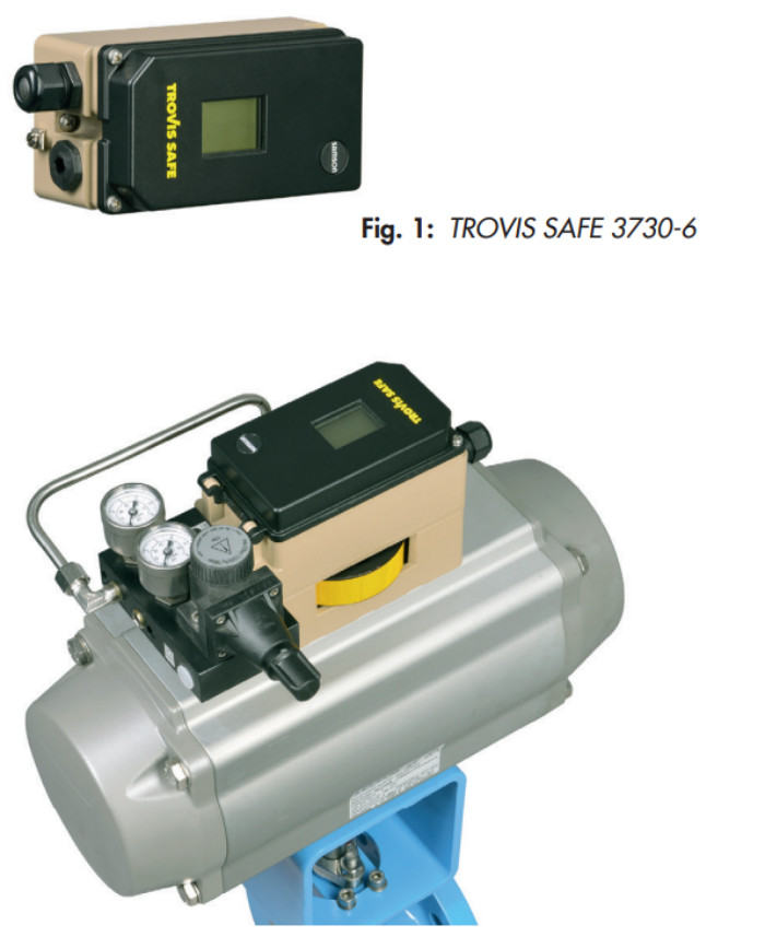 Samson 3730-6 Positioner dengan komunikasi HART dan sensor tekanan seri ...