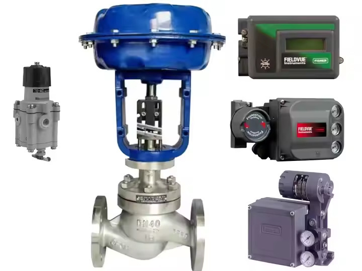 Kontrol katup dengan Fisher DVC6200 DVC2000 DVC6030 Valve Positioner ...