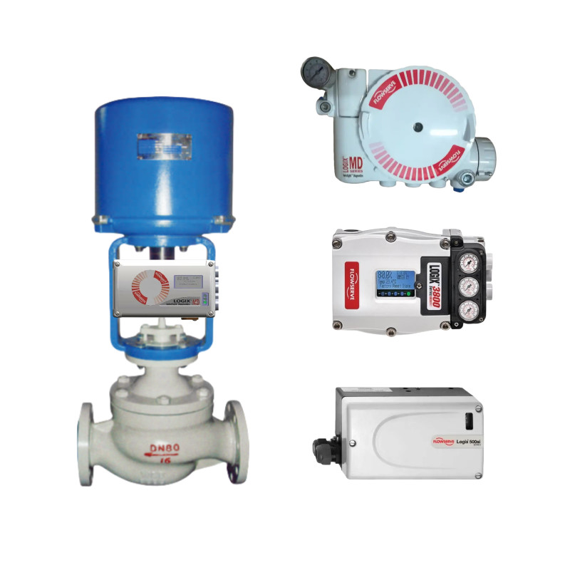 Pneumatic Control Valve Linear Dengan Flowserve LOGIX 520MD DIGITAL ...