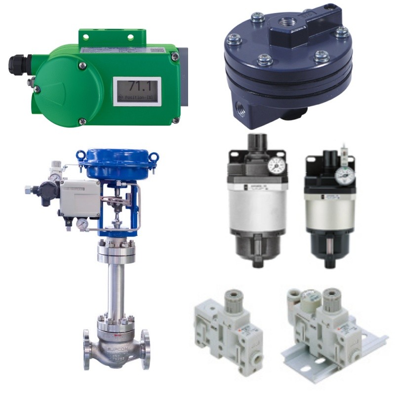 SPIRAX SARCO Control Valve Foxboro SRP981 Valve Positioner ASCO 2/2 Way ...