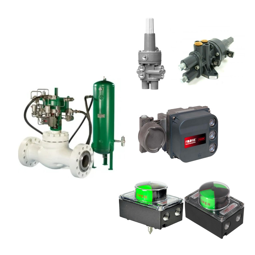 Chinese Brand Control Valve with Fisher DVC6200 Valve Positioner Fisher ...