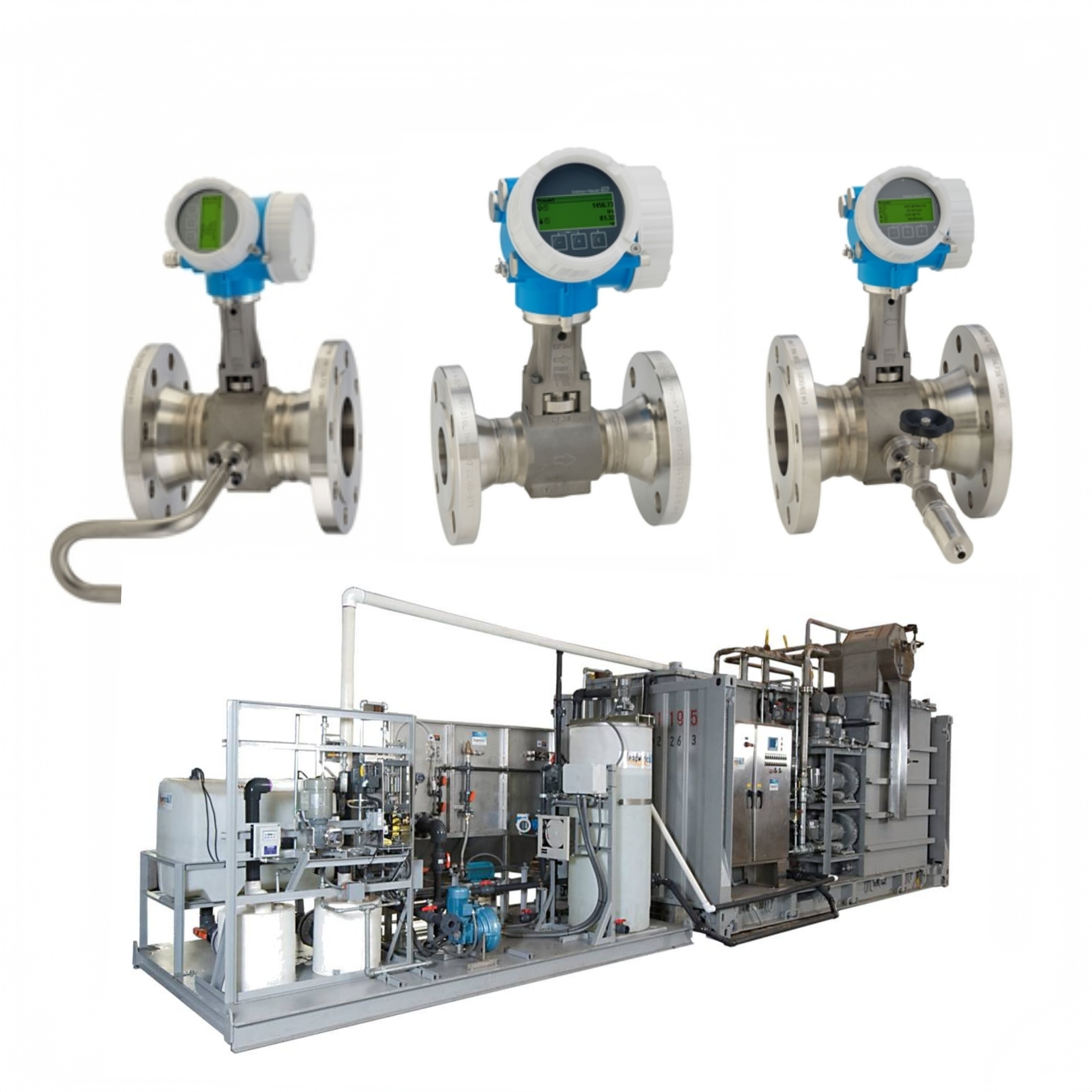 Pengukur Aliran Vortex Endress Hauser Prowirl F 200 untuk Uap & Gas