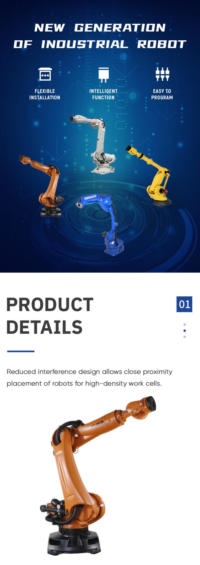 Robot Industri UR5e Universal 6 Axis Robot Arm Cobot Dengan Mesin Poles Gripper