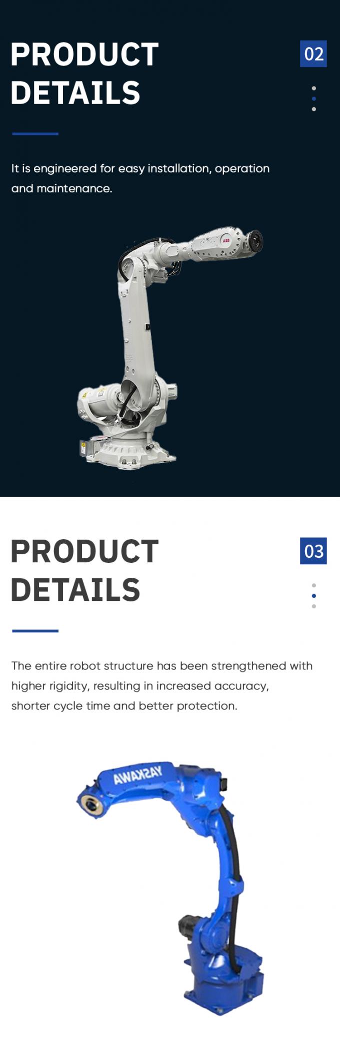 Robot Industri UR5e Universal 6 Axis Robot Arm Cobot Dengan Mesin Poles ...